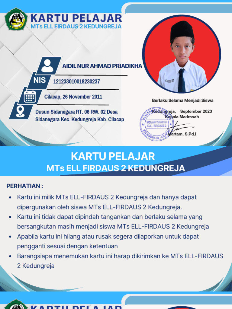 Kartu MTs DQ | PDF