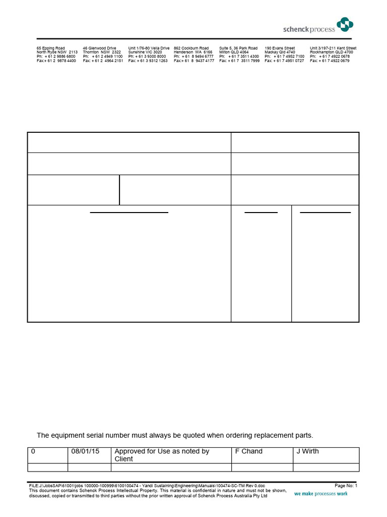 Schenck Process Double Deck Screen Manual | PDF | Safety | Occupational ...