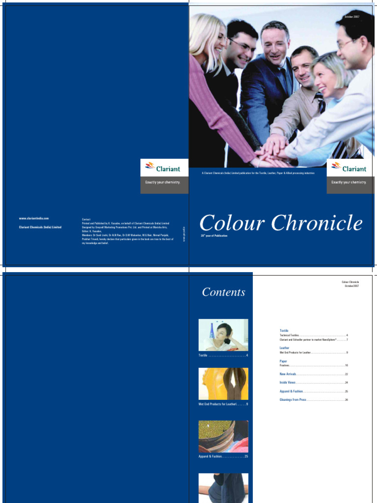Chronicle Oct07 | PDF | Textiles | Nonwoven Fabric