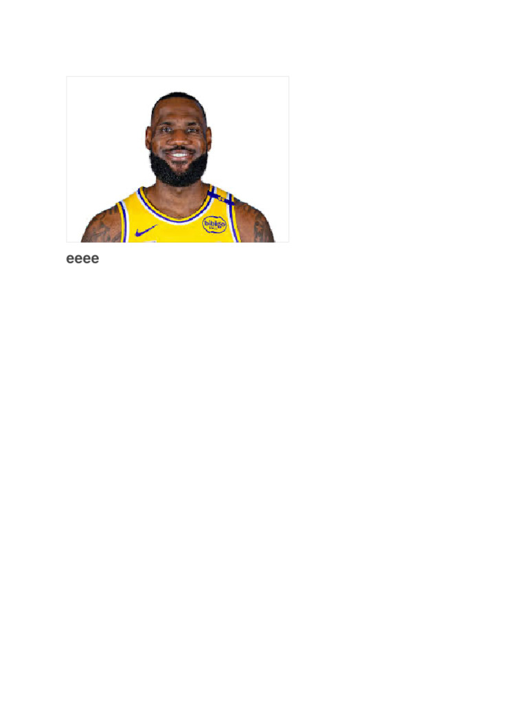 Lebronnessy - Full | PDF