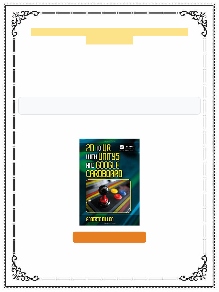 2D to VR with Unity5 and Google Cardboard 1st Edition Dillon available full chapters | PDF ...