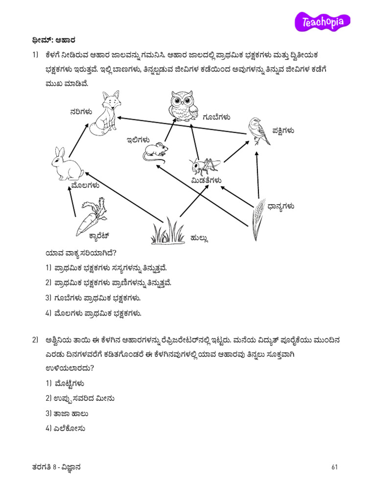 KN Mission NAS G8 Food | PDF
