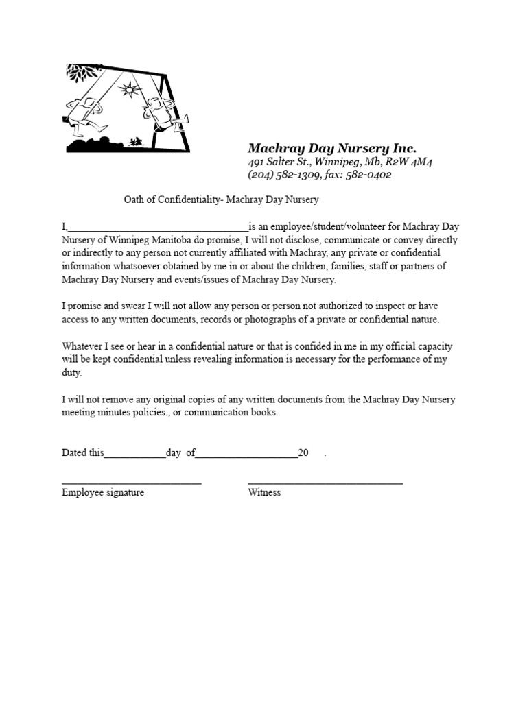Oath of Confidentially Employee Signed | PDF