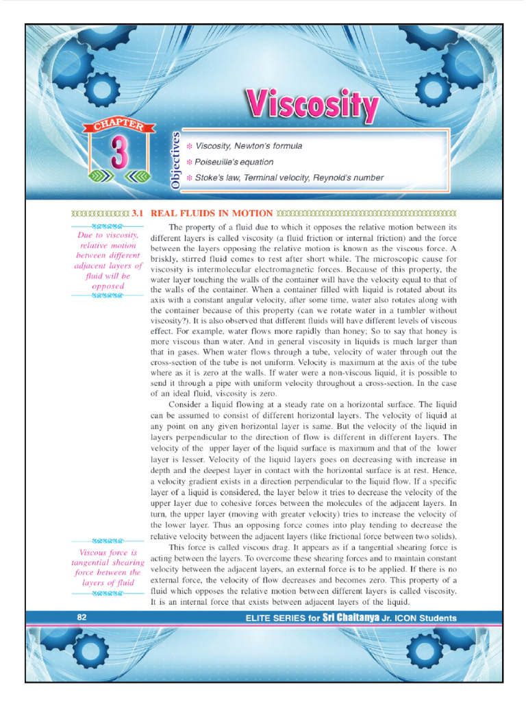 16) Viscosity | PDF