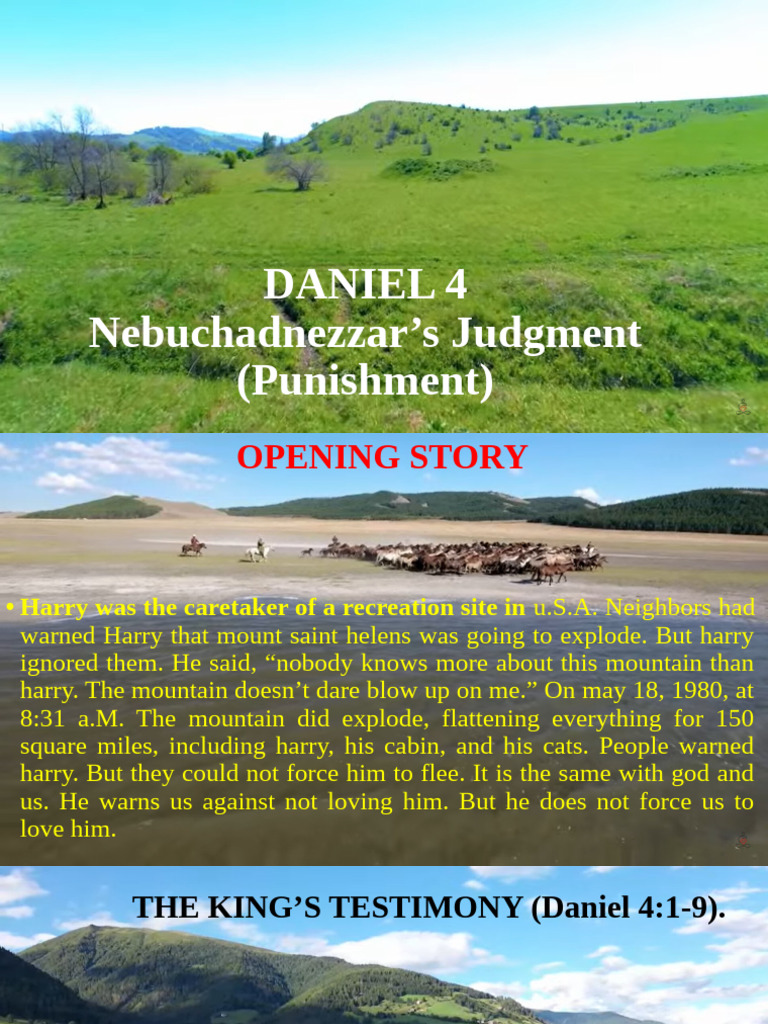 Daniel 4 | PDF | Daniel (Biblical Figure) | Book Of Daniel