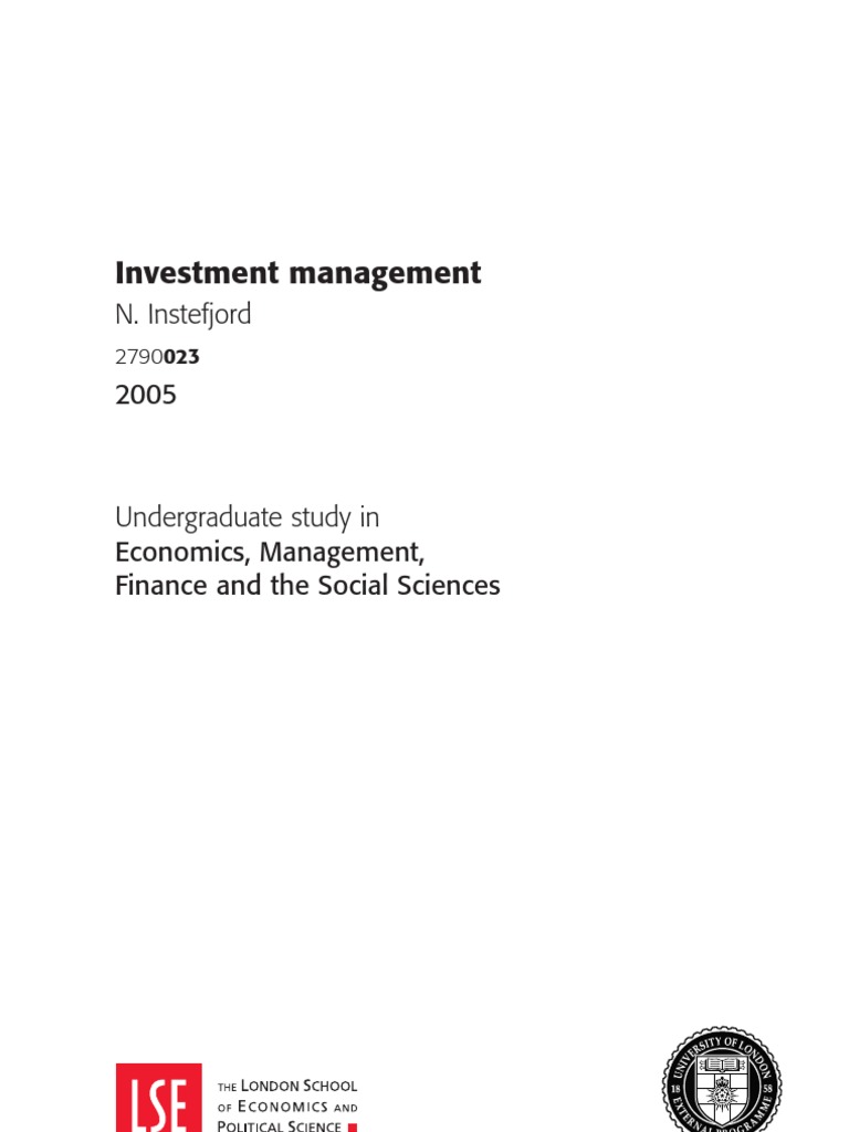 23 Investment Management | PDF