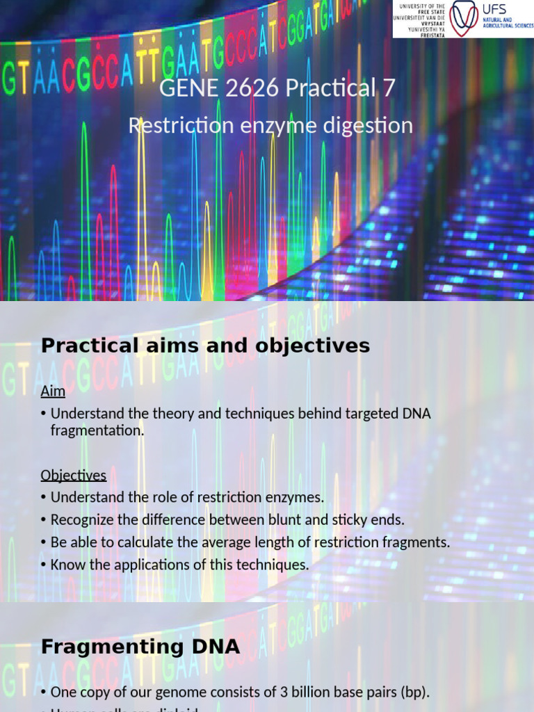 Restriction Enzyme Digestion Guide | PDF | Restriction Enzyme | Dna