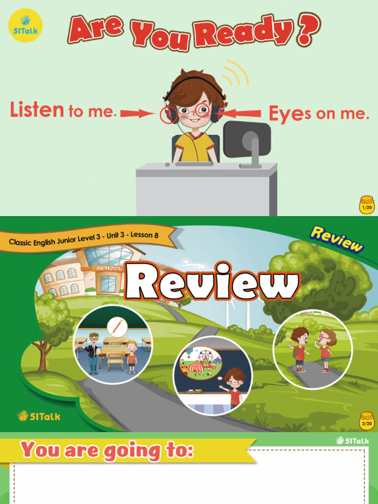 Level 3 - Unit 3 - Lesson 8 - Review | PDF