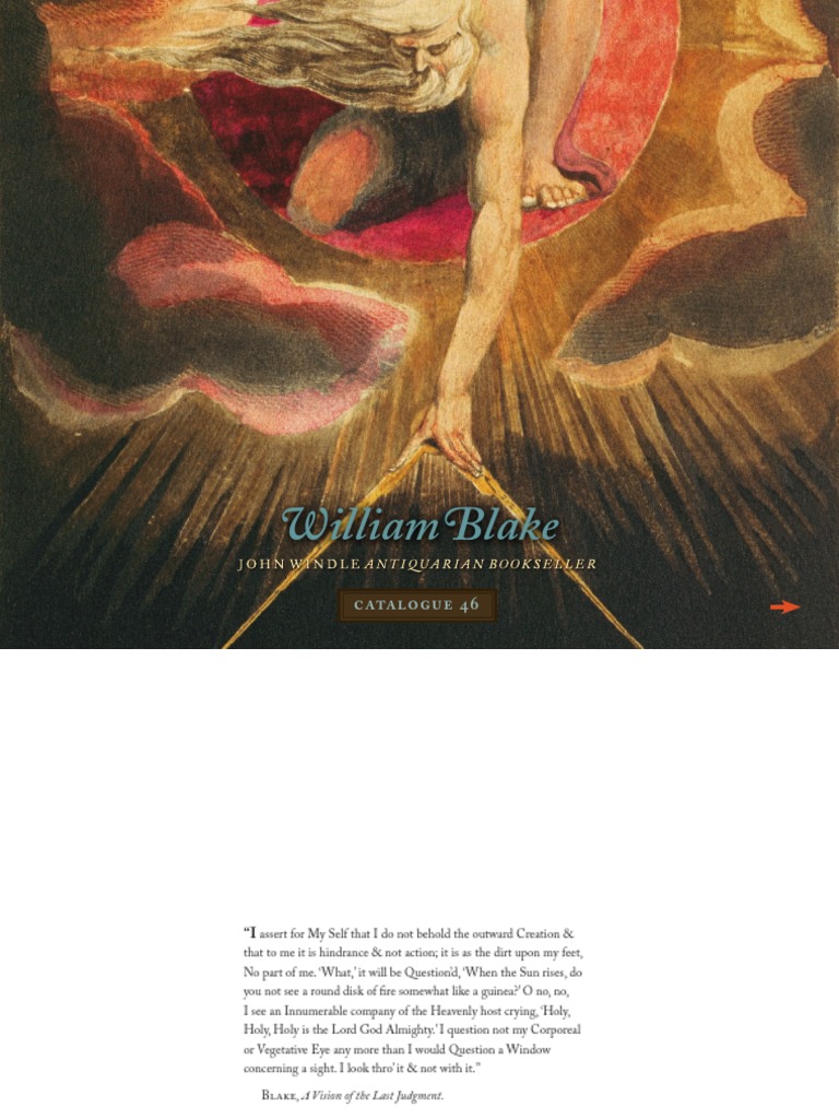 Blake Catalogue 46 W | PDF | William Blake | Printmaking