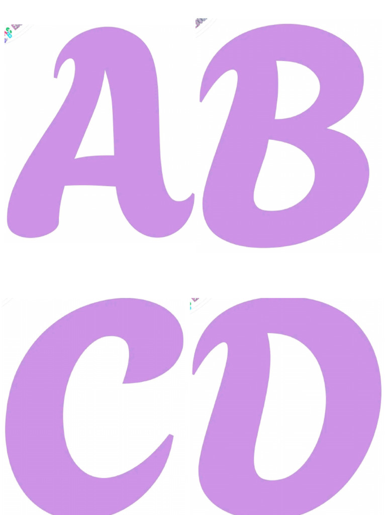 Molde de Letras | PDF