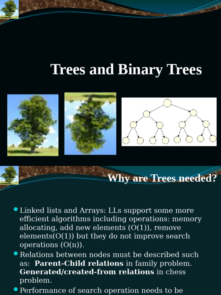 05 Trees Part1 BinaryTrees | PDF | Algorithms And Data Structures | Computer Programming