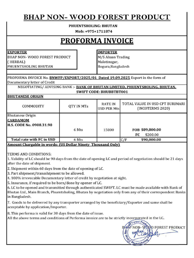 Pi of Bhap Non-Wood Forest Product | PDF