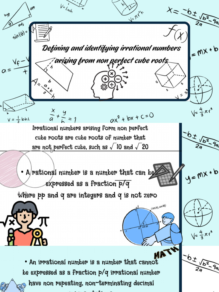 Identifying Irrational Numbers from Cube Roots | PDF | Numbers | Square ...