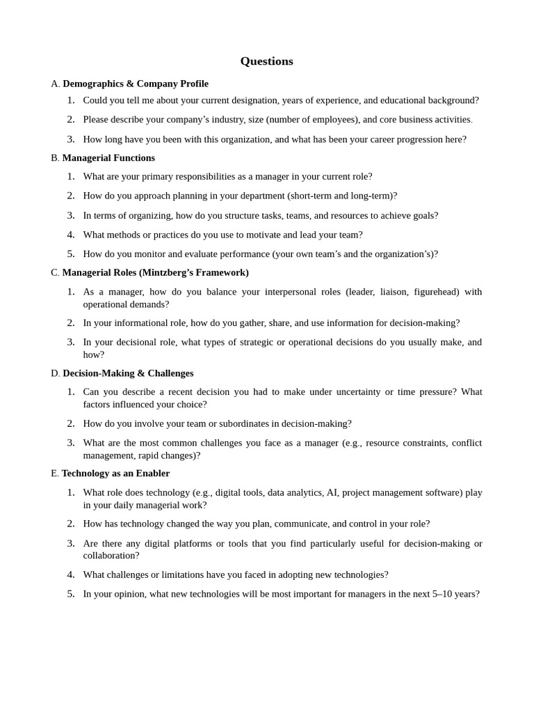 Managerial Insights and Decision-Making | PDF