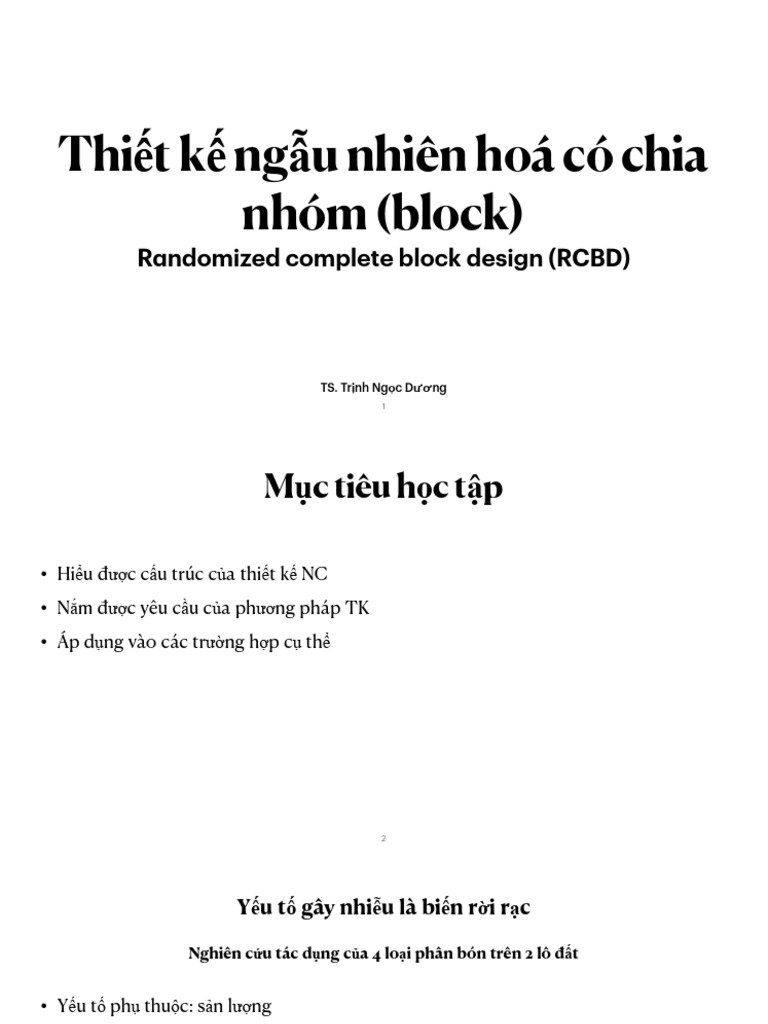 Chap6 Block Covariate | PDF