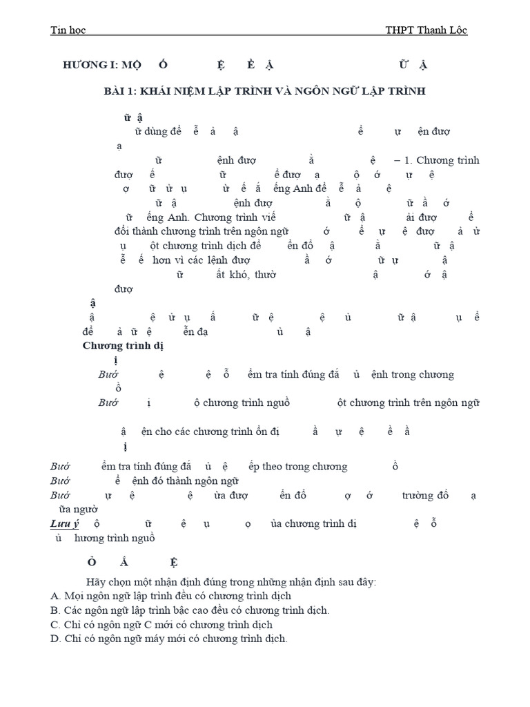 Tin - 11 - Bai - 1 - Khai - Niem - Lap - Trinh - Va - Ngon - Ngu - Lap ...