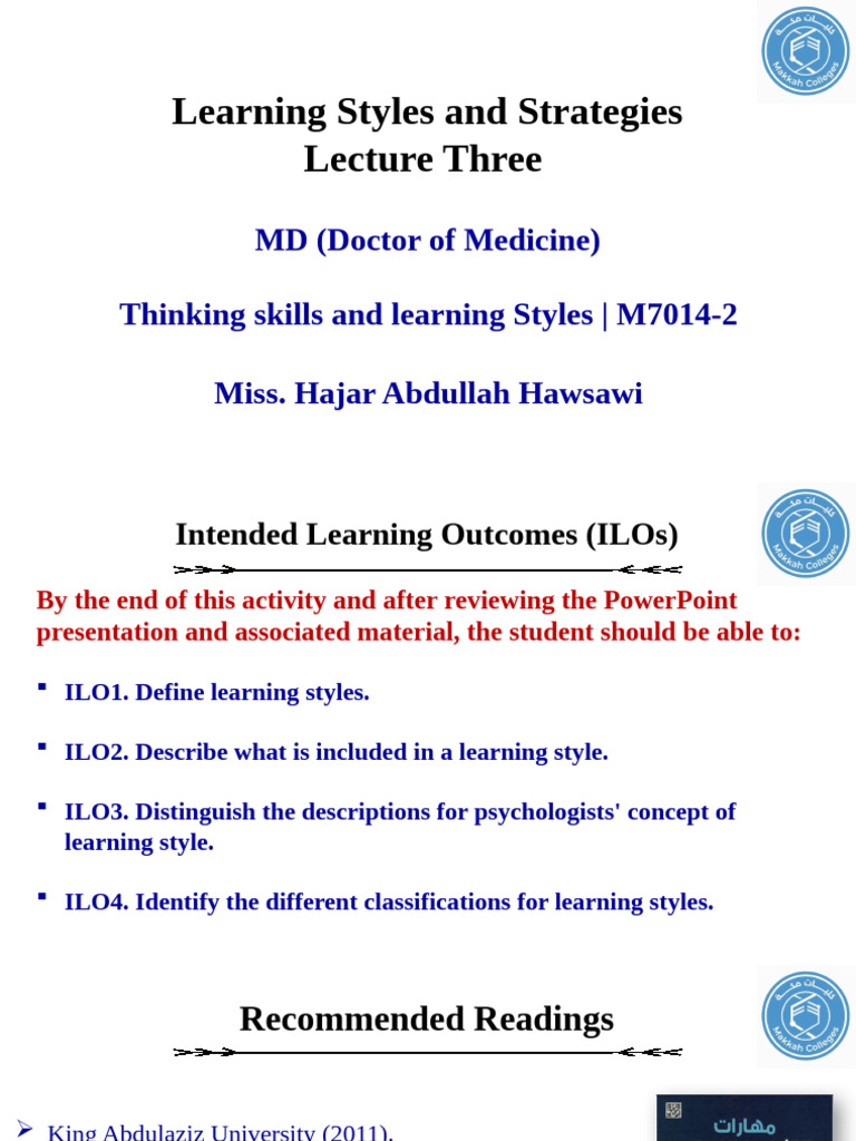 Understanding Learning Styles and Strategies | PDF | Learning Styles ...