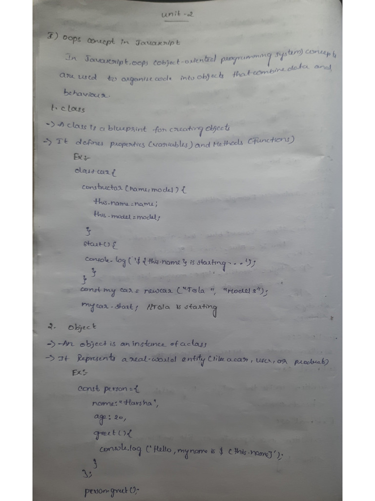 FSD Unit 2 &3 | PDF