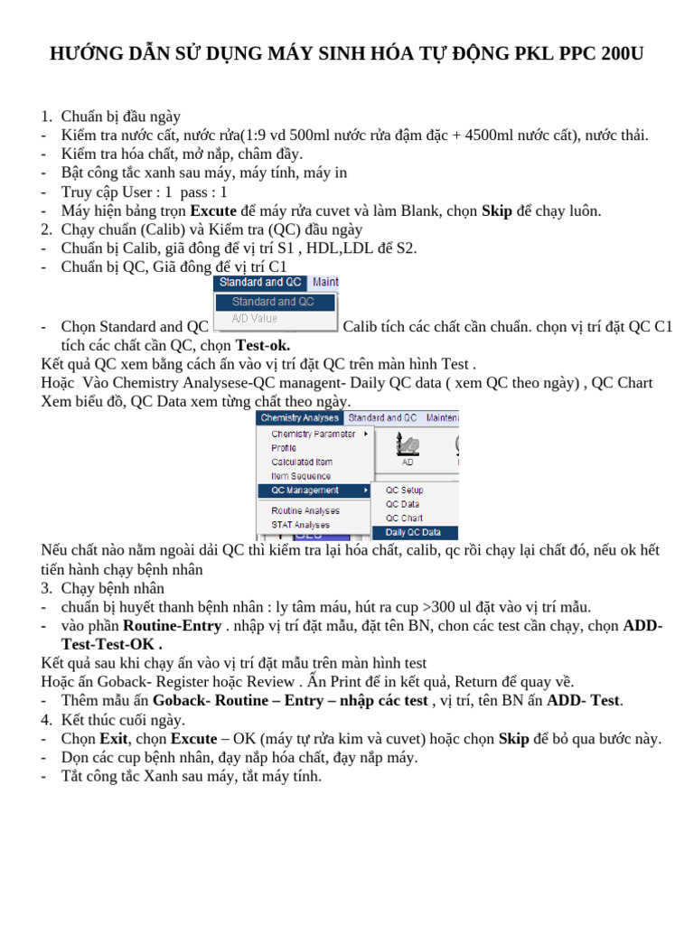 HDSD Nhanh PKL PPC 200u | PDF