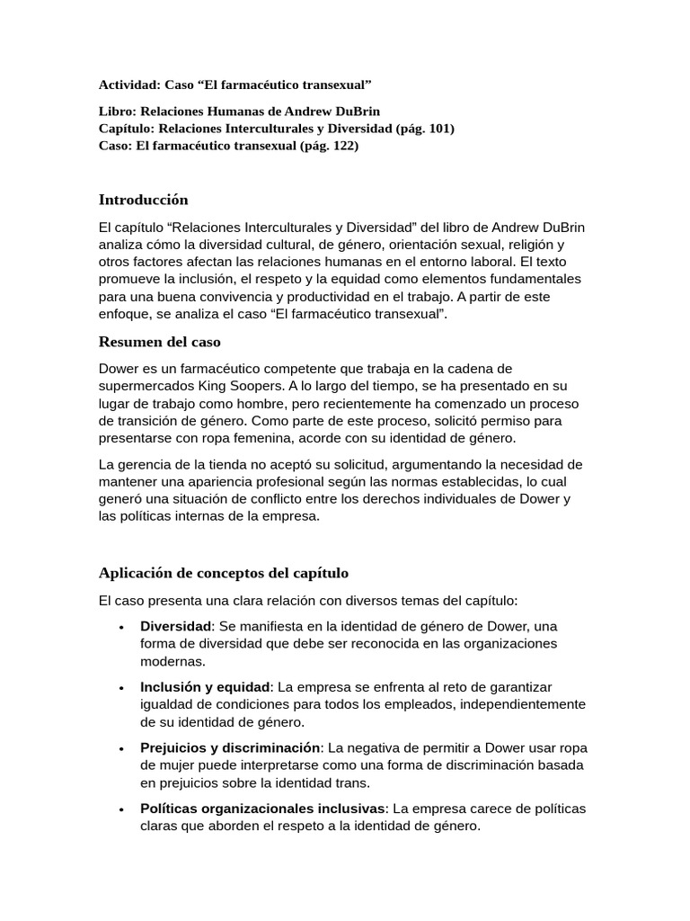 Documento de Ivan | PDF | Identidad de género | Transgénero
