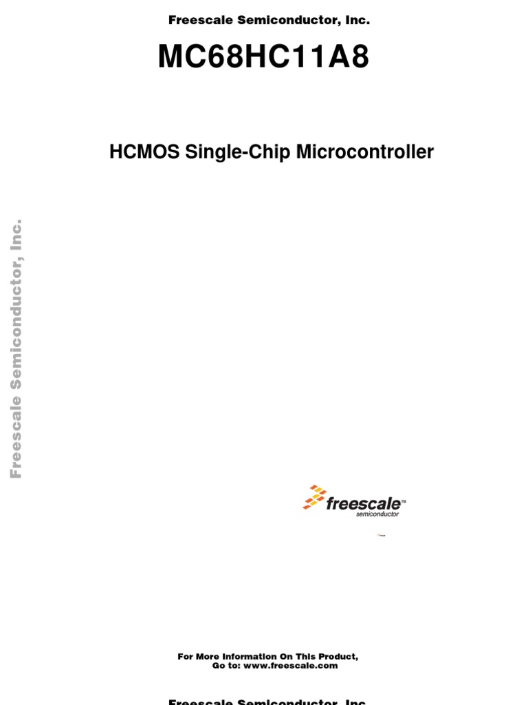 MC68HC11A8 | PDF | Microcontroller | Input/Output
