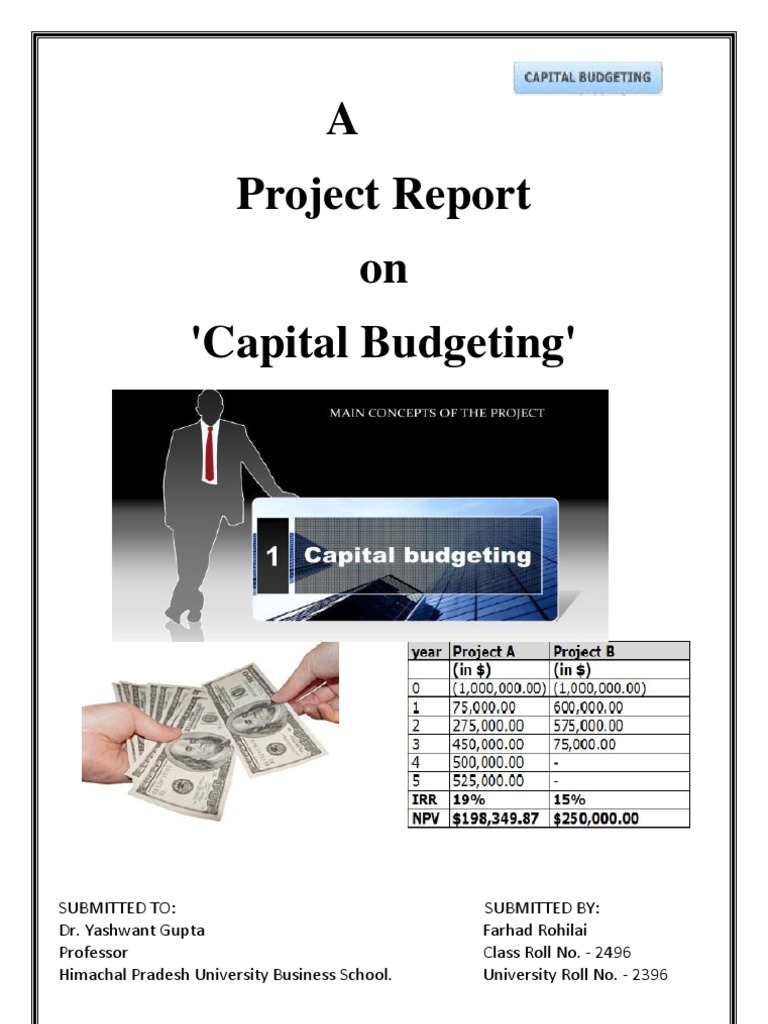 Front Page | PDF | Internal Rate Of Return | Net Present Value