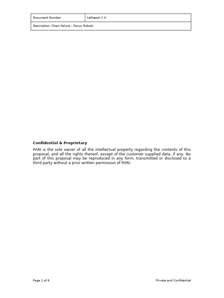 Fanuc Robot Chain Failure Solutions | PDF | Computer Engineering ...