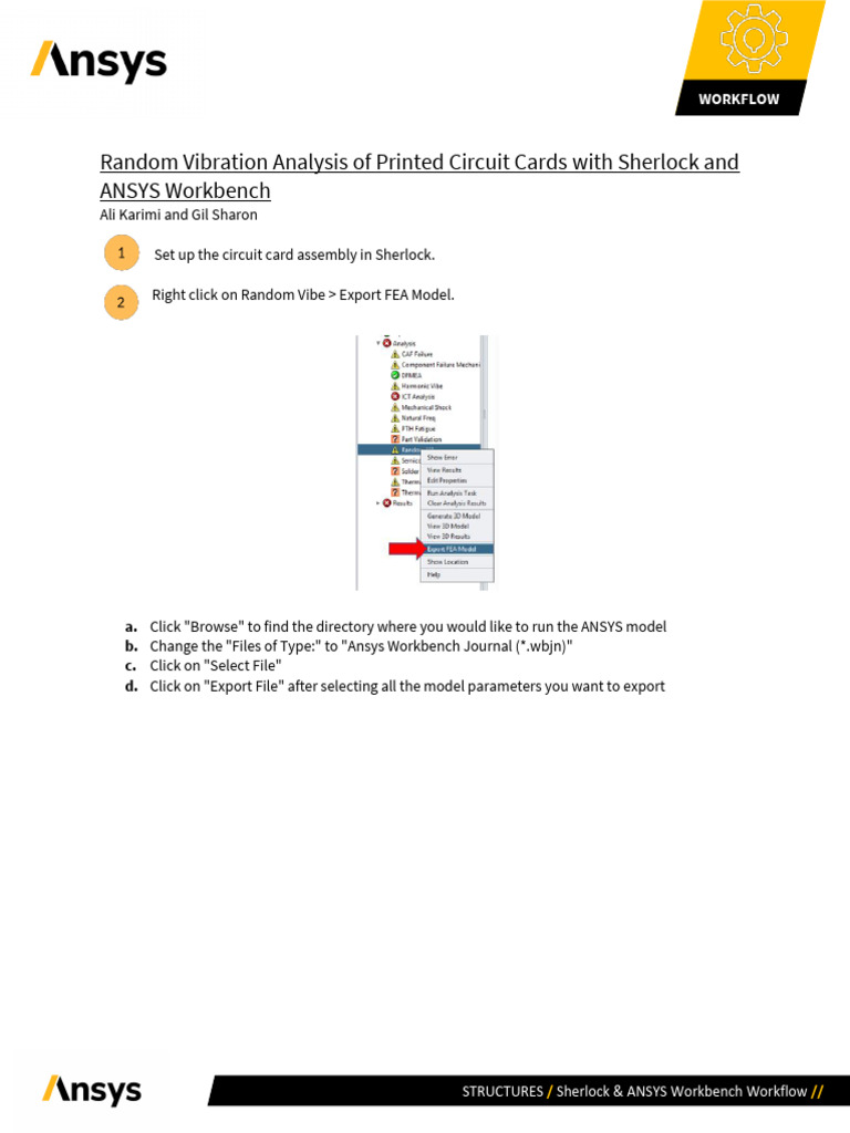 Random Vibration Analysis of Printed Circuit Cards With Sherlock and ...
