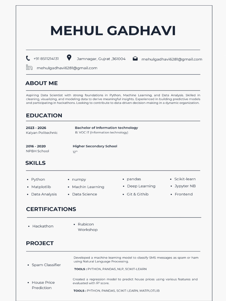MK Resume | PDF