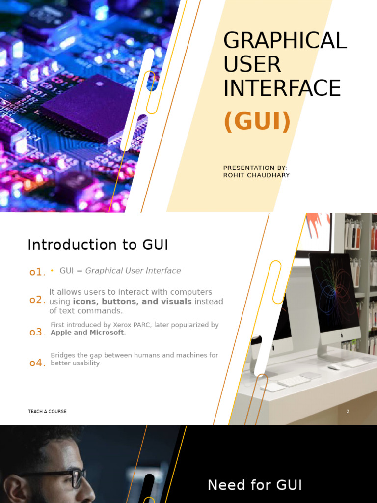 Understanding Graphical User Interfaces | PDF | Graphical User ...
