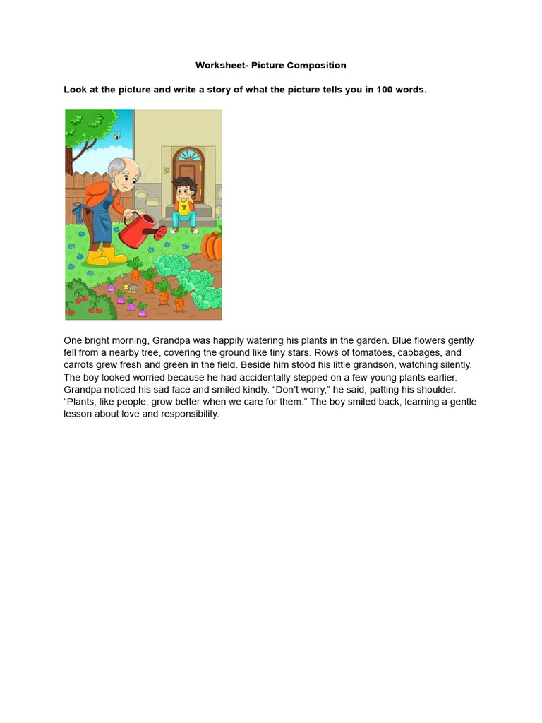 Grade-4 Ans Picture Composition | PDF