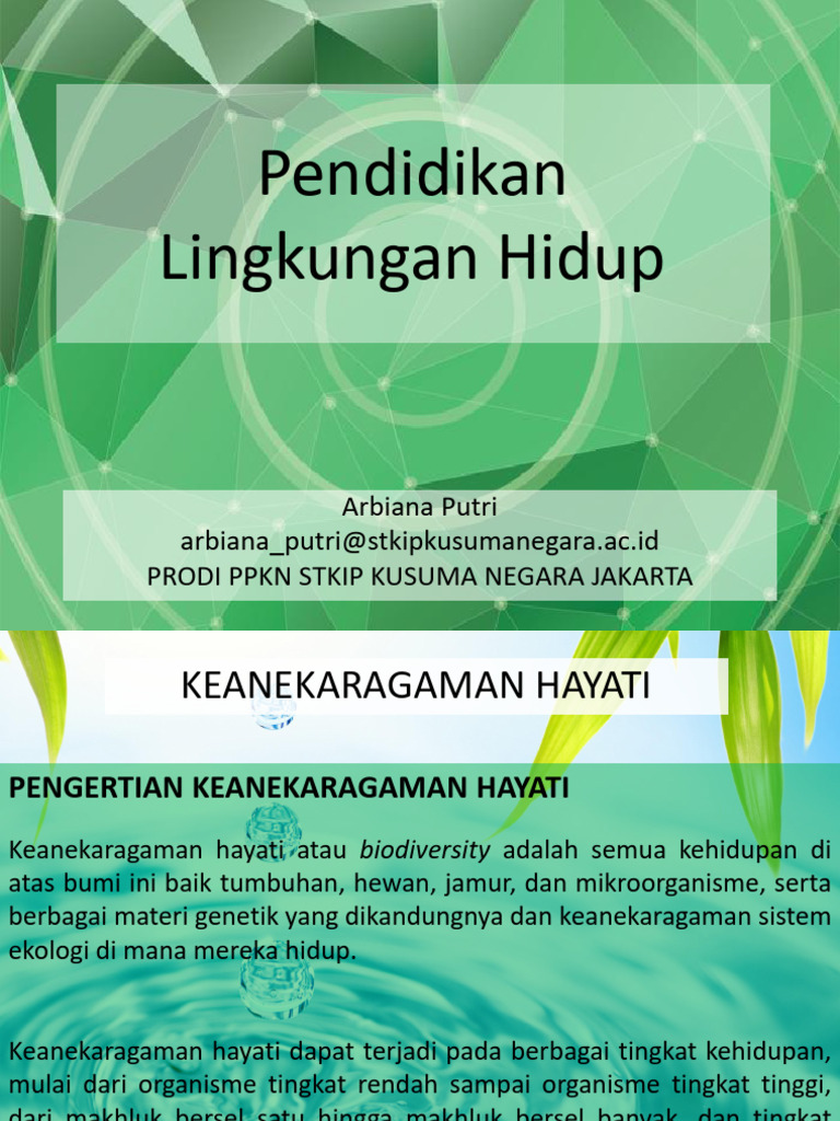 Keanekaragaman Hayati Tingkat Gen Dan Jenis-Arbiana | PDF