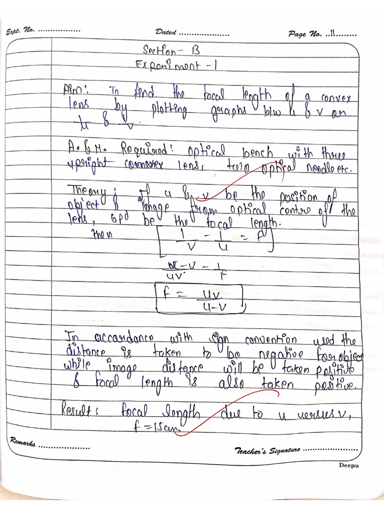 All Experiments of Sec-B | PDF