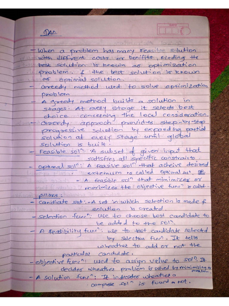 DAA UNIT 3 Notes | PDF