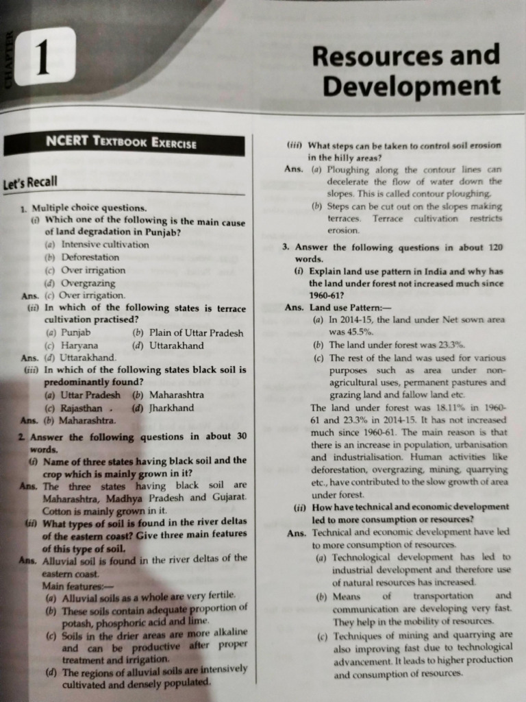 Resources and Development | PDF | Soil | Environmental Degradation