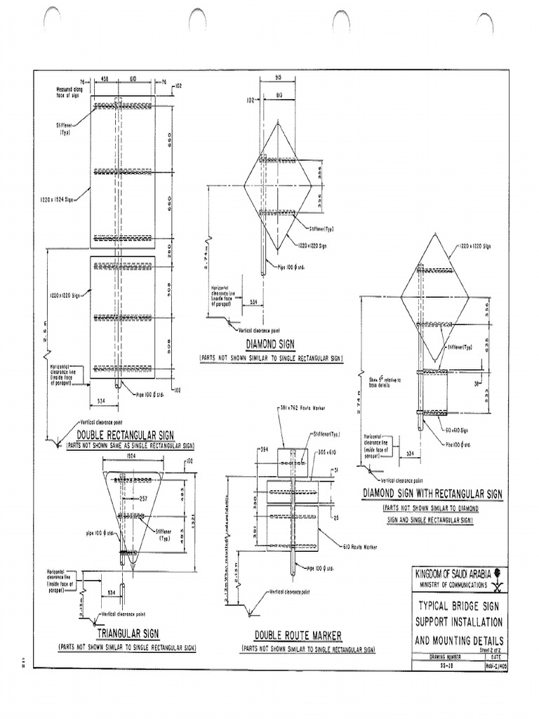2 - Highway Design Manual Vol 4 - Standard Drawings 120 | PDF