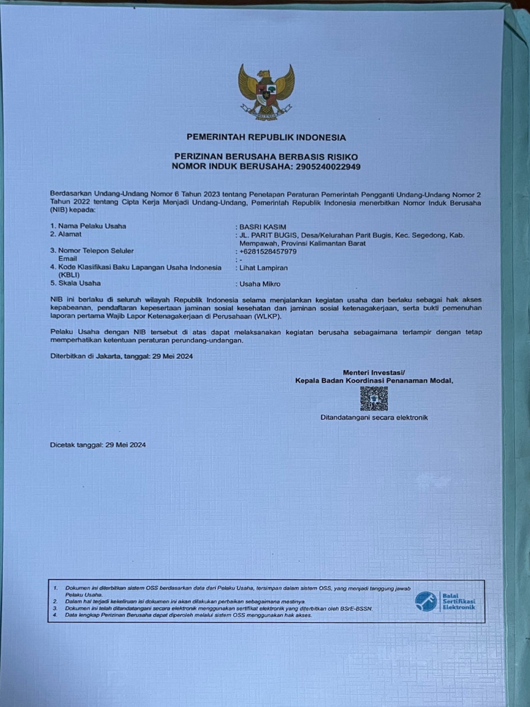 Pendampingan Akses Perizinan Nib Dan Halal | PDF