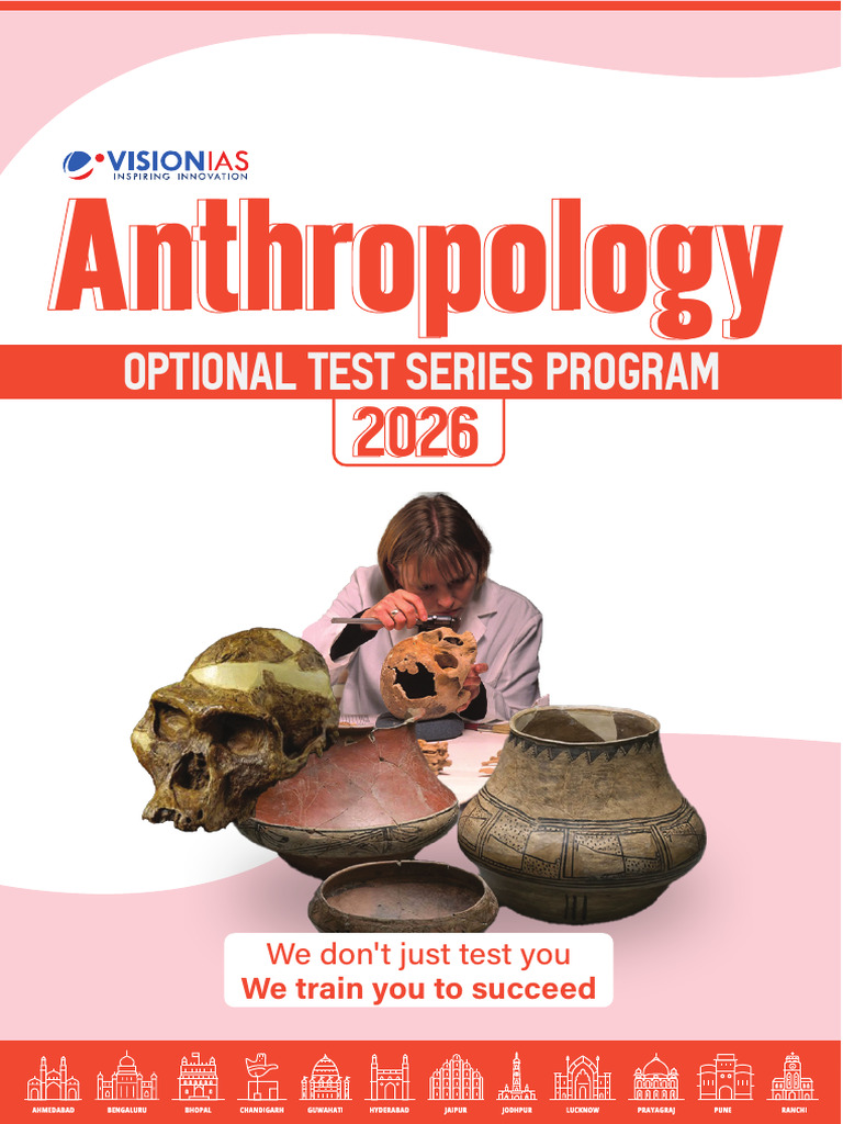 Anthropology Optional Test Series 2026 Schedule & Brochu | PDF ...