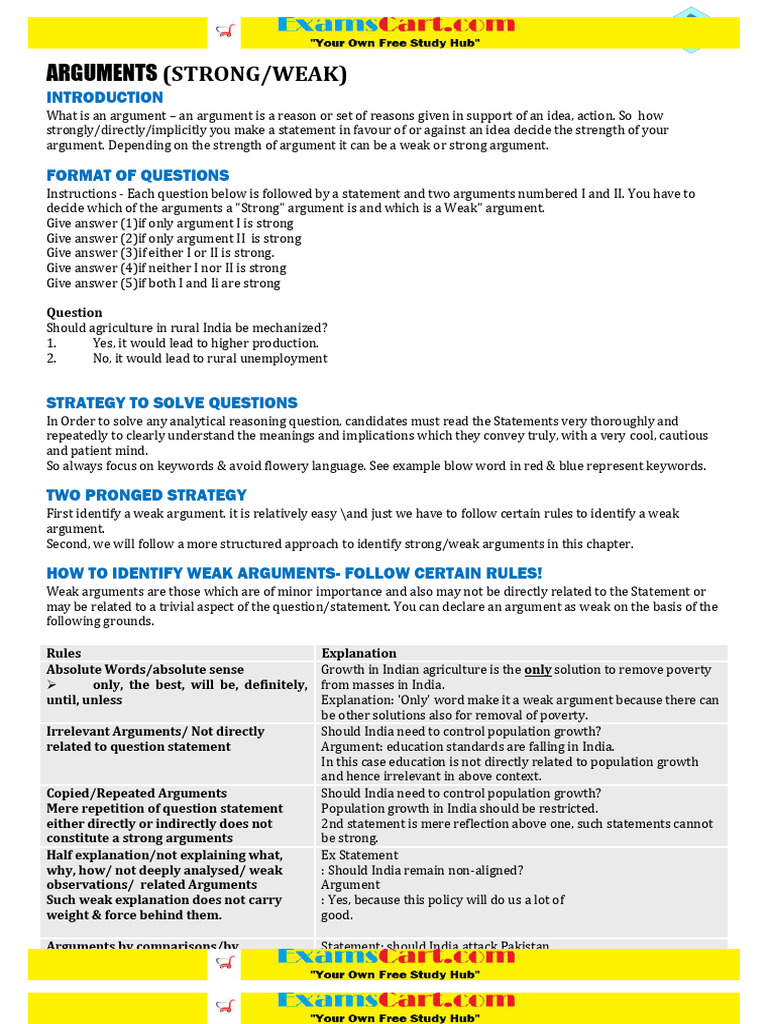 Statement and Argument | PDF | Taxes | Argument