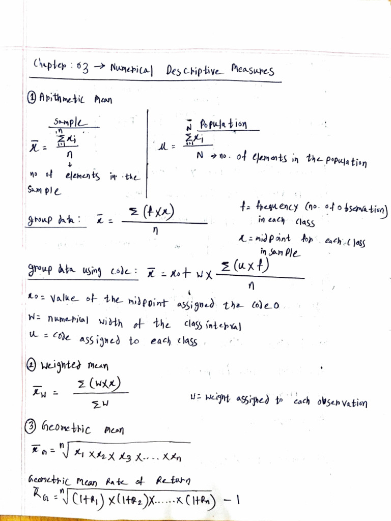 Bus 503 Formula Sheet For Final Exam | PDF