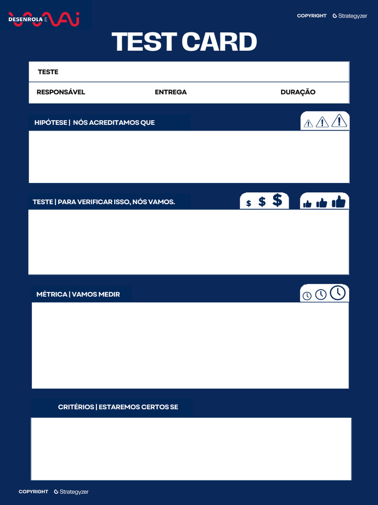 [VAI] Test card, learning card e feedback do usuário | PDF