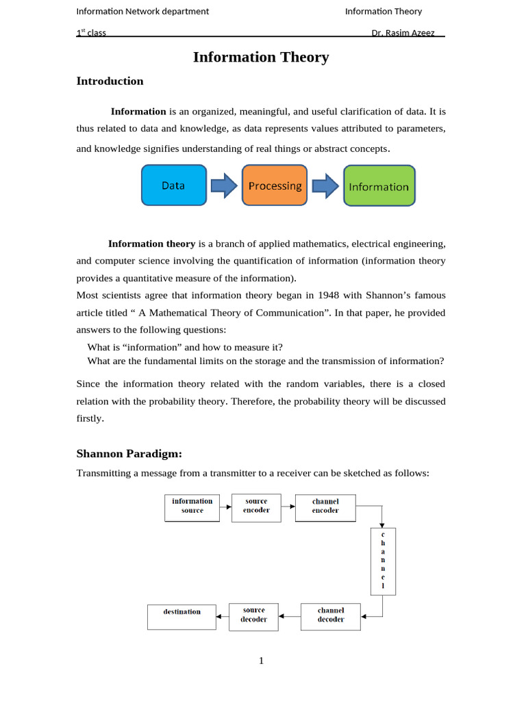 Lecture 2 Information Theory A2d29a76 E872 4b49 Ab51 5b1fa2a13699 | PDF ...