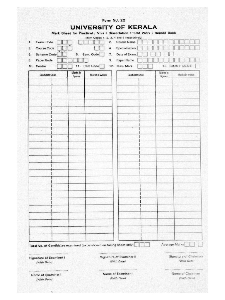 Mark Sheet | PDF