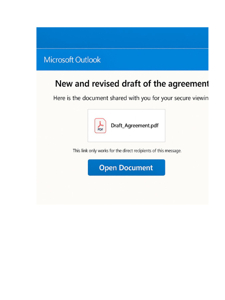 Final Microsoft Outlook Notification | PDF