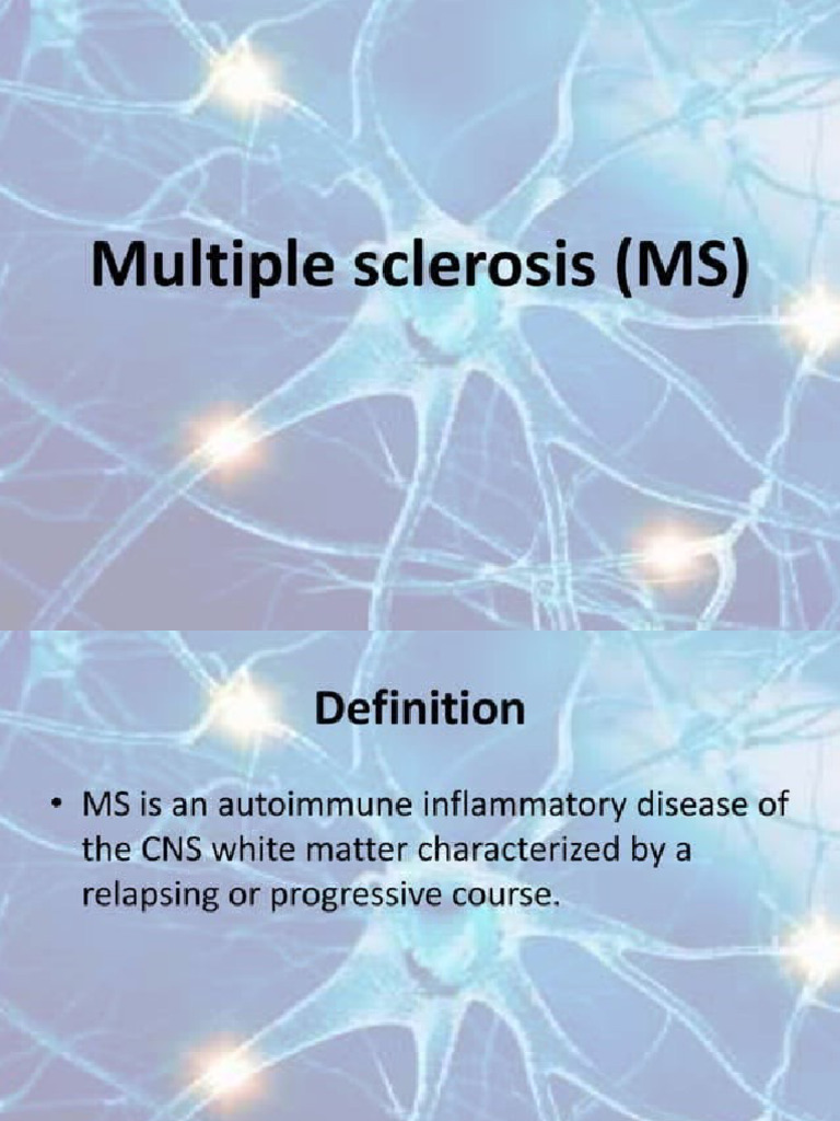 Multiple Sclerosis 58825547 | PDF