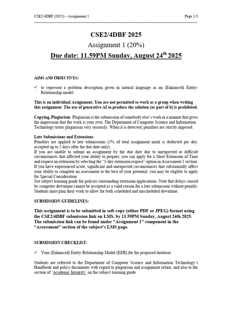 Community Garden EER Model Assignment | PDF | Plagiarism | Gardens