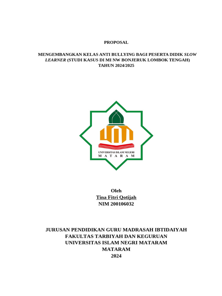 Revisi 1 Proposal Skripsi | PDF
