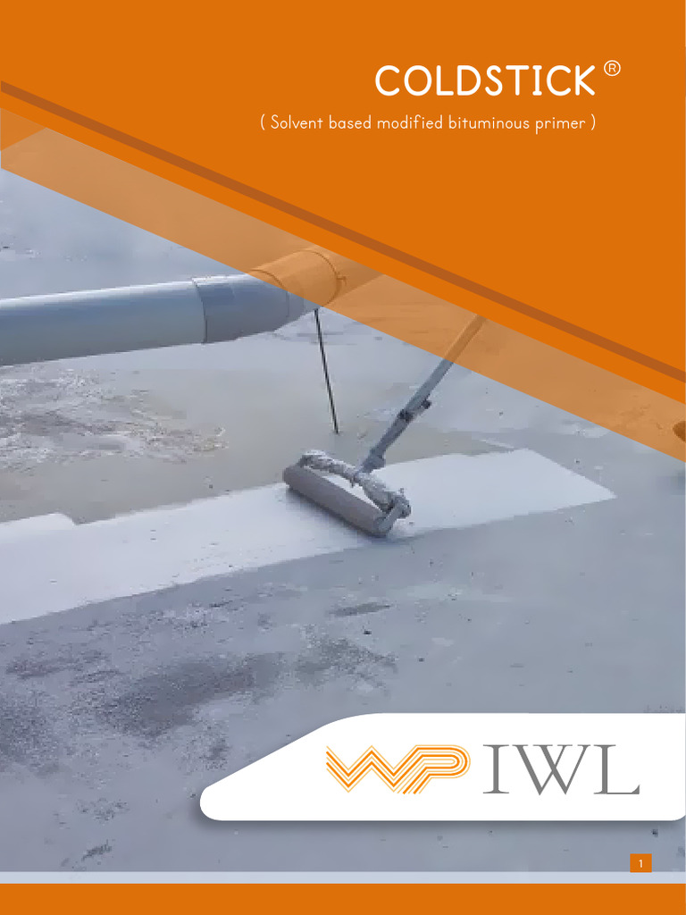 IWL Coldstick Bitumen Primer Overview | PDF | Secondary Sector Of The ...