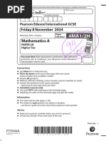 Edexcel IGCSE Maths Formula Sheet | PDF | Area | Euclidean Geometry
