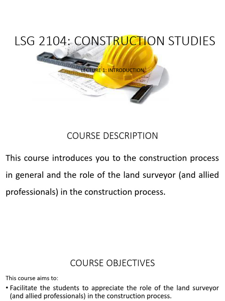Introduction to Construction Studies | PDF | Risk | Risk Management